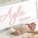 Custom Girl Name Sign, Personalized Wooden Name Sign for Nursery, Wall ...