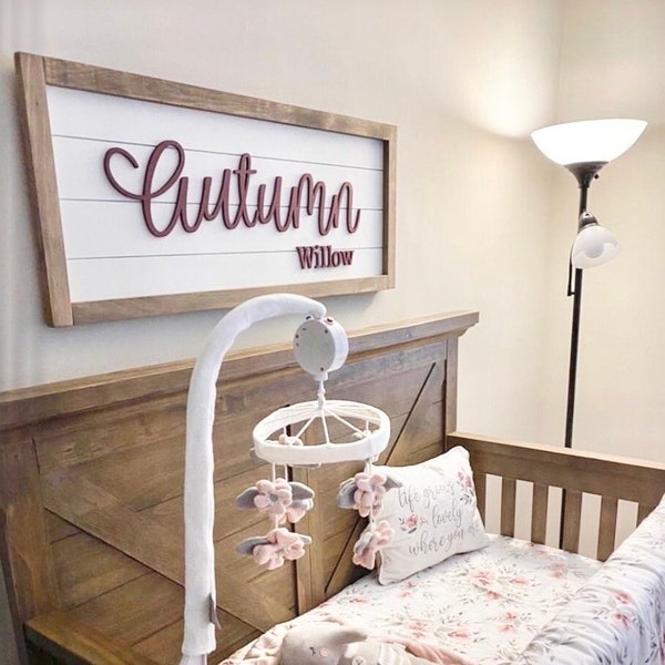 Large Name Sign - Etsy