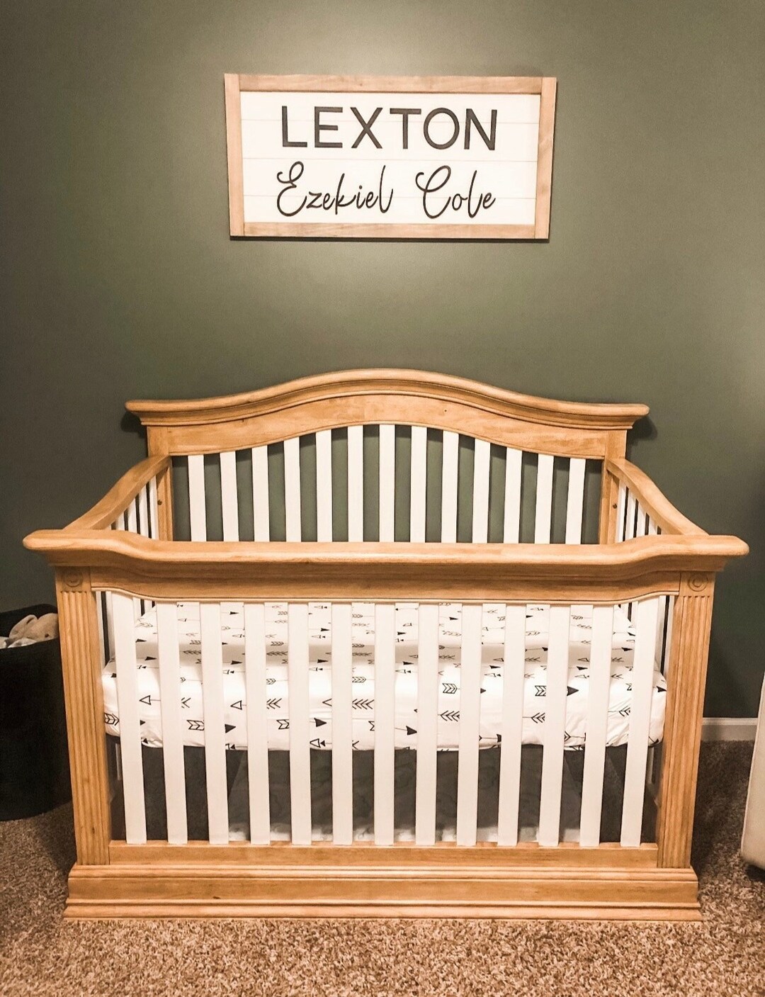 Custom Wood Baby Name Sign, Letter Wall Art, Nursery Name Sign, Girl ...