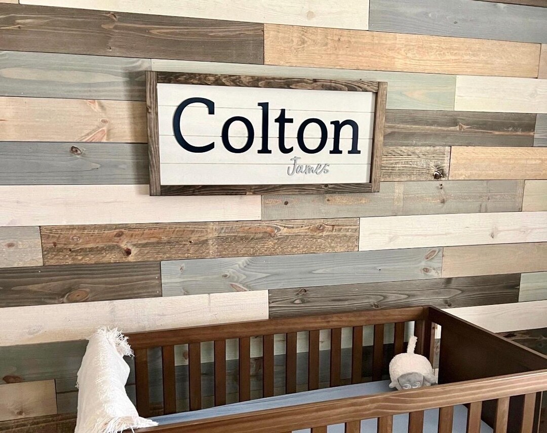 Nursery Name Sign Baby Name Sign Nursery Name Sign Wood Nursery Name ...