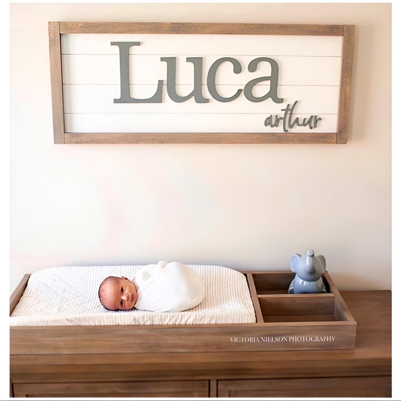 Nursery Name Sign - Etsy
