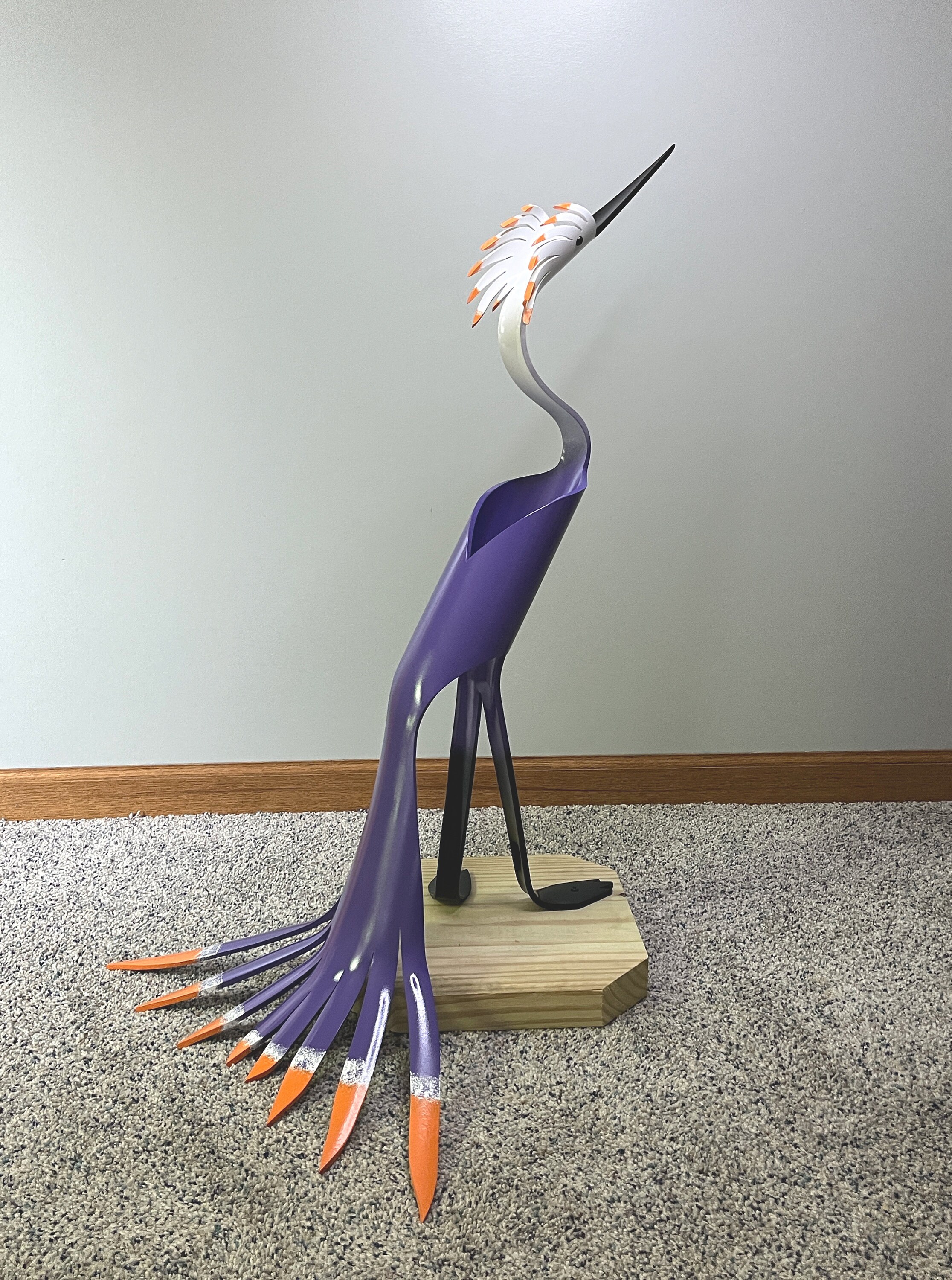 PVC Pipe Fancy Feathers Crane Instant Pattern Digital Download - Etsy