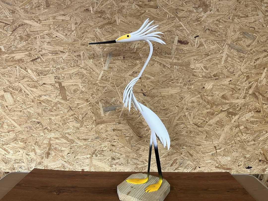 PVC Pipe Snowy Egret Instant Pattern Digital Download - Etsy