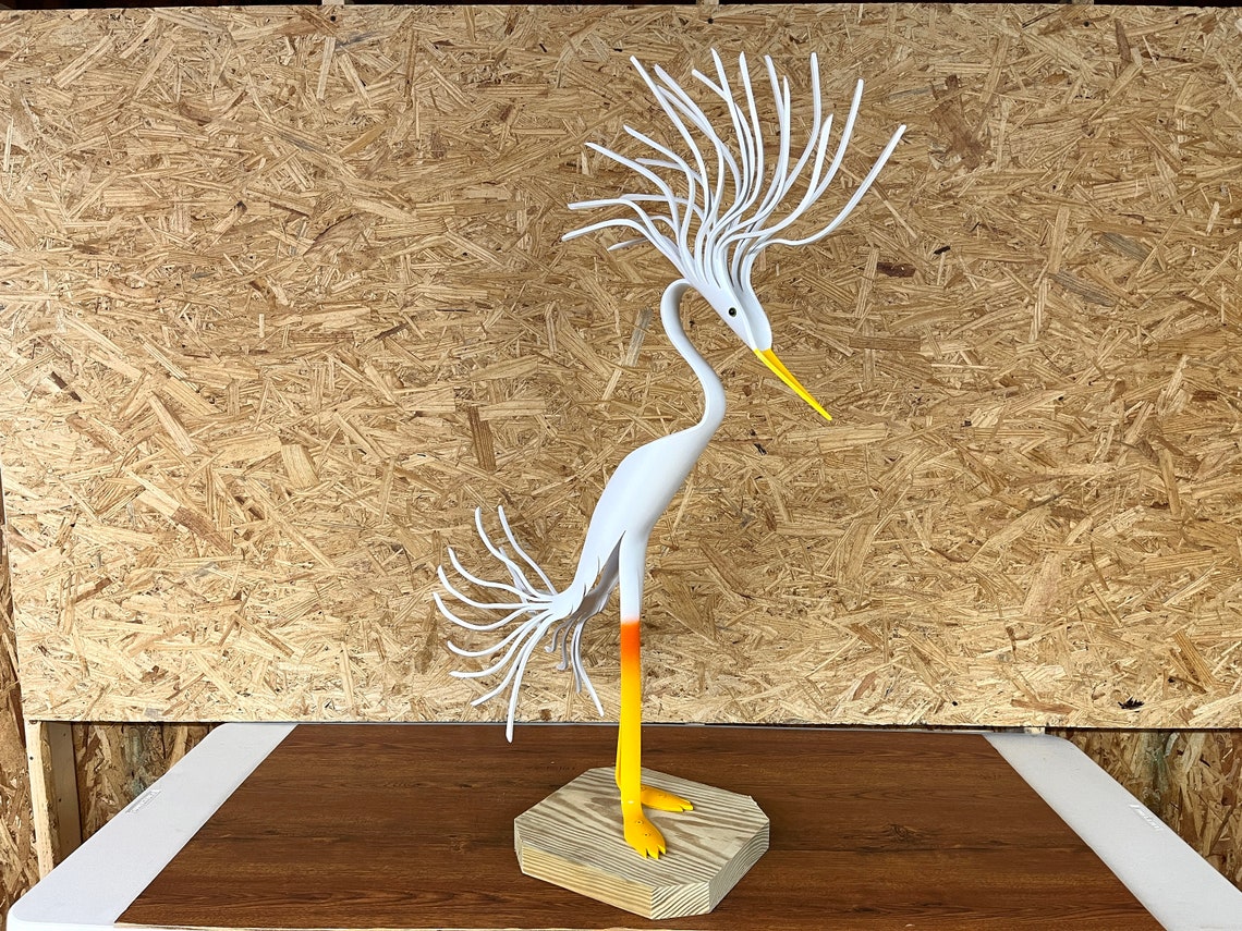 PVC Pipe Wispy Egret Instant Pattern Digital Download - Etsy