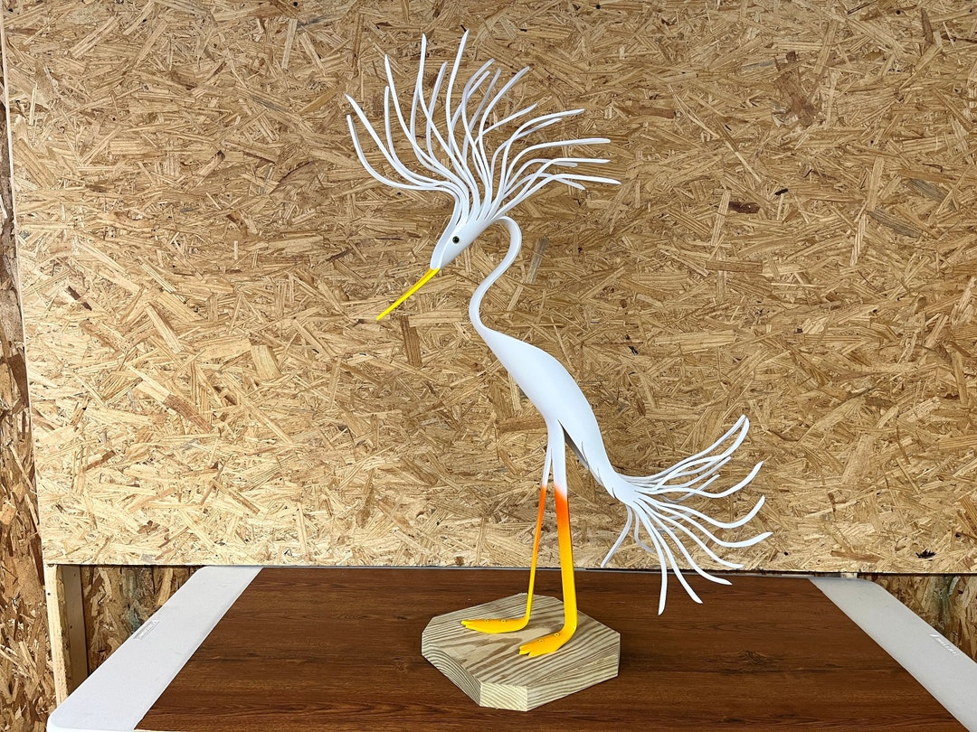 PVC Pipe Wispy Egret Instant Pattern Digital Download - Etsy