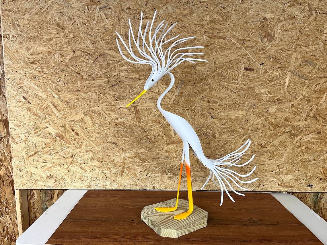 PVC Pipe Wispy Egret Instant Pattern Digital Download - Etsy