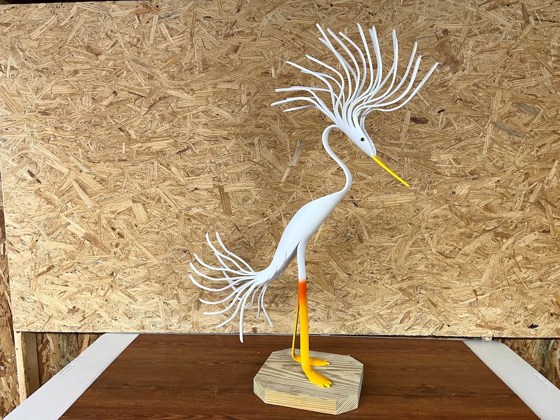 PVC Pipe Wispy Egret Instant Pattern Digital Download - Etsy