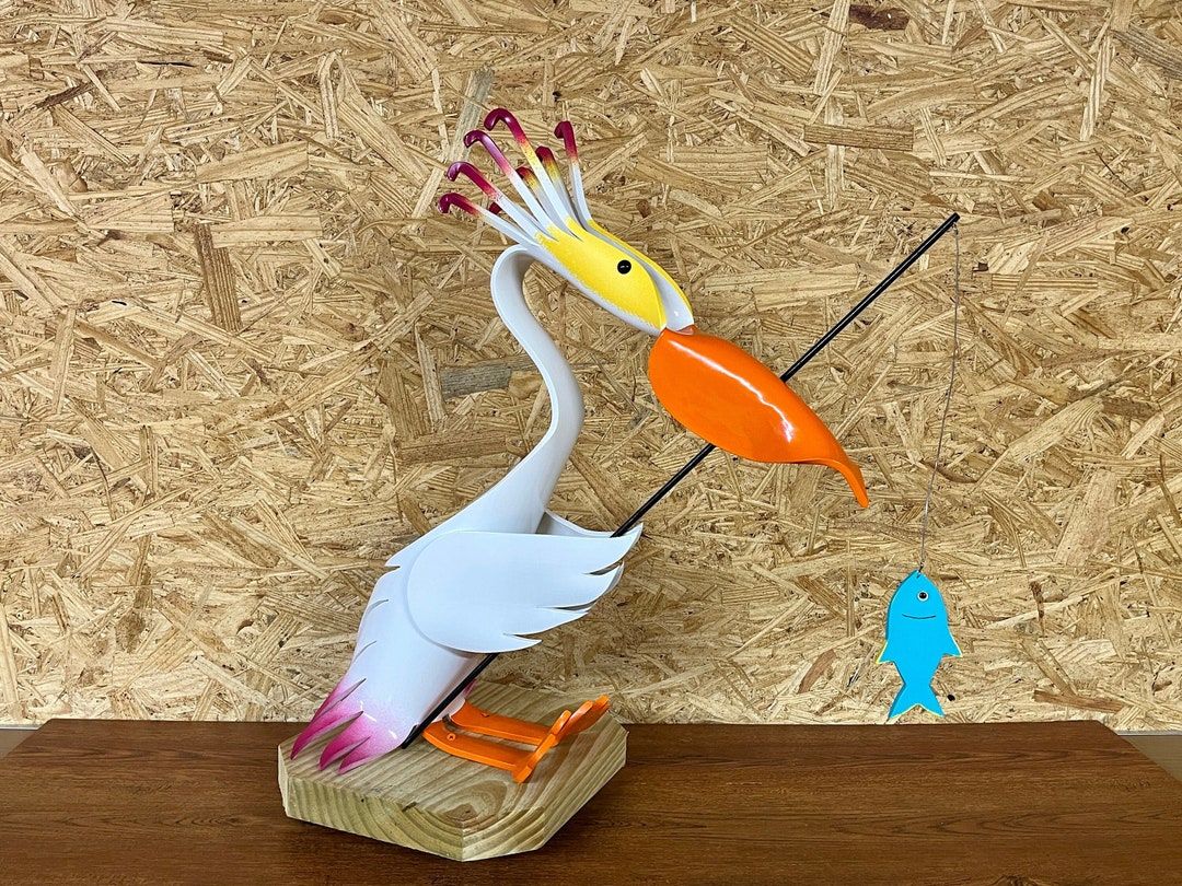 PVC Pipe Pelican Fishing Sitting Instant Pattern Digital Download - Etsy