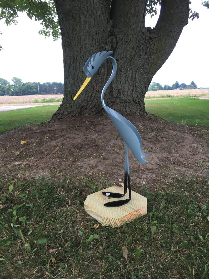 PVC Pipe Frilly Head Crane or Heron Instant Pattern Digital Download - Etsy