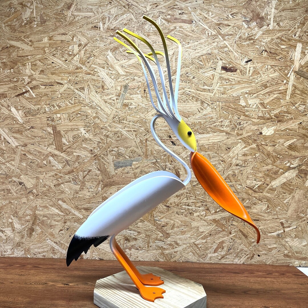 PVC Pipe Wild Hair Pelican Instant Pattern Digital Download - Etsy