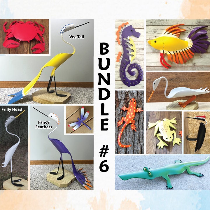 PVC Pipe Pattern Bundle 6 Birds, Insects, Sea Life, Amphibians ...