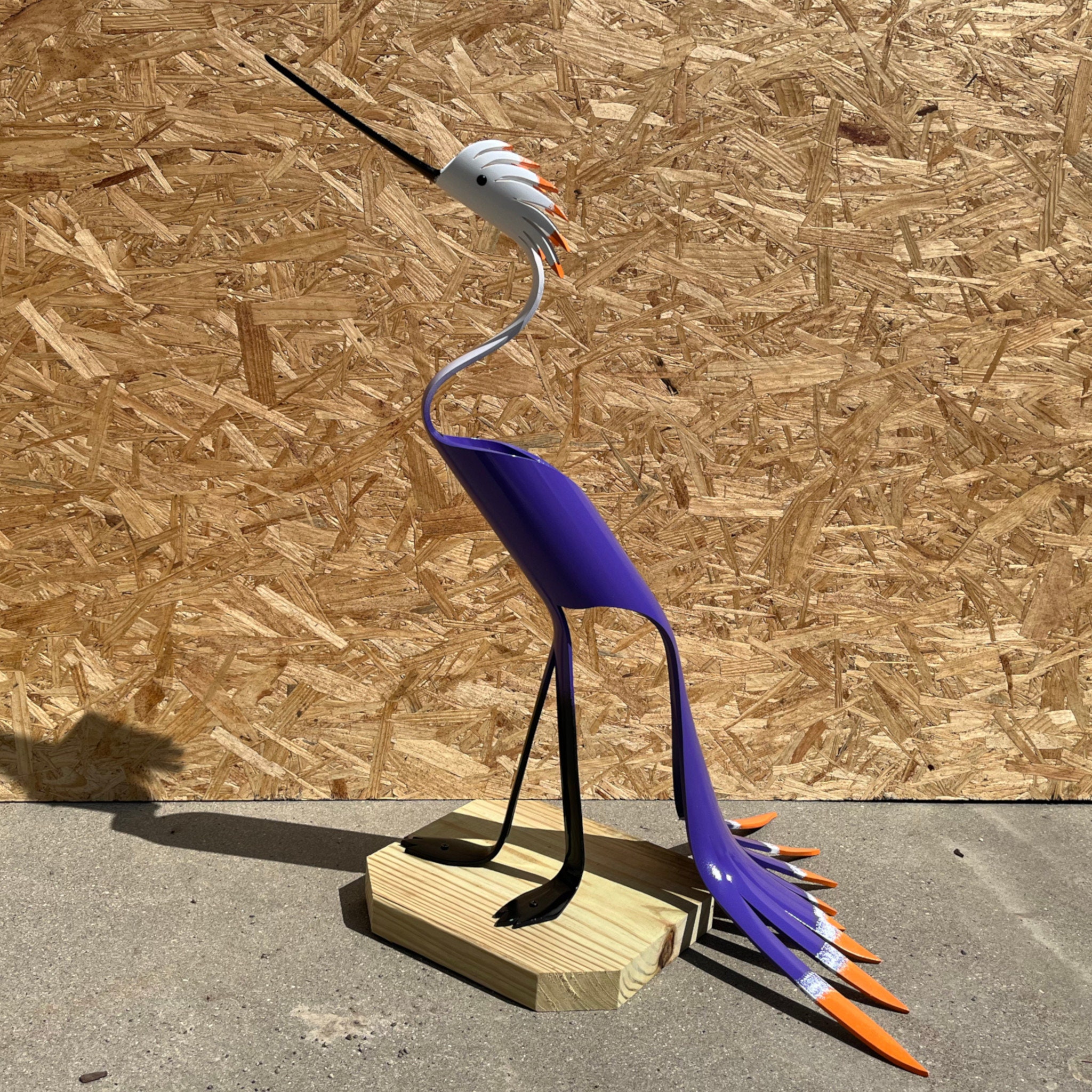 PVC Pipe Fancy Feathers Crane Instant Digital Pattern Download - Etsy