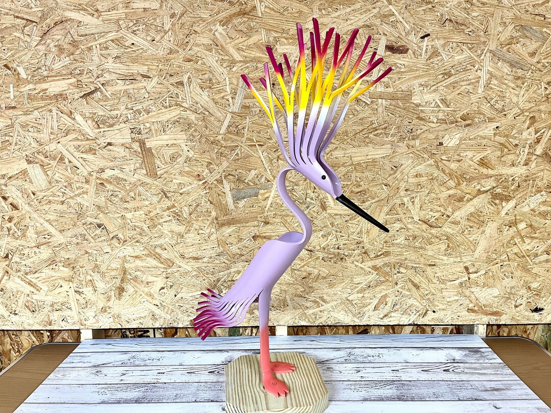 PVC Pipe Long Haired Egret Instant Pattern Digital Download - Etsy