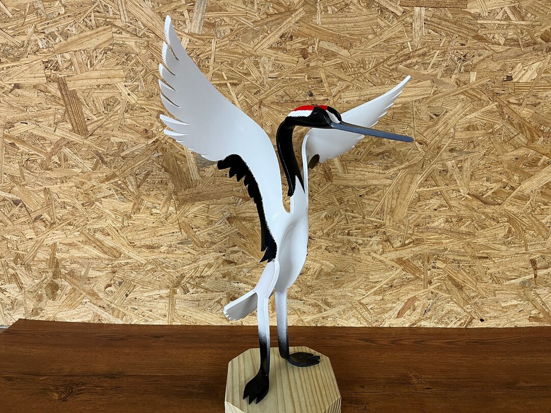 PVC Pipe Red Crowned Crane Instant Pattern Digital Download - Etsy