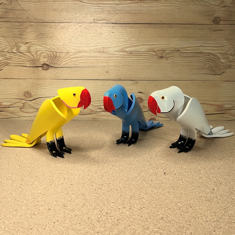 PVC Pipe Ringneck Parrot Instant Pattern Digital Download - Etsy