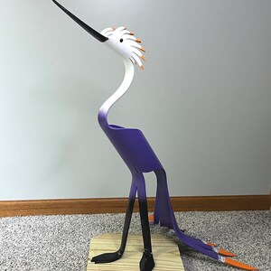 PVC Pipe Fancy Feathers Crane Instant Pattern Digital Download - Etsy