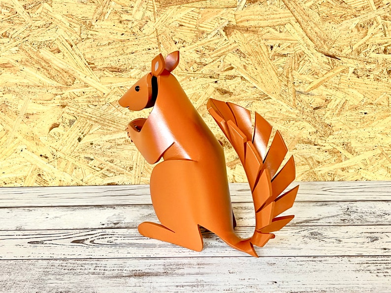 PVC Pipe Squirrel Sitting Instant Pattern Download Mammal - Etsy