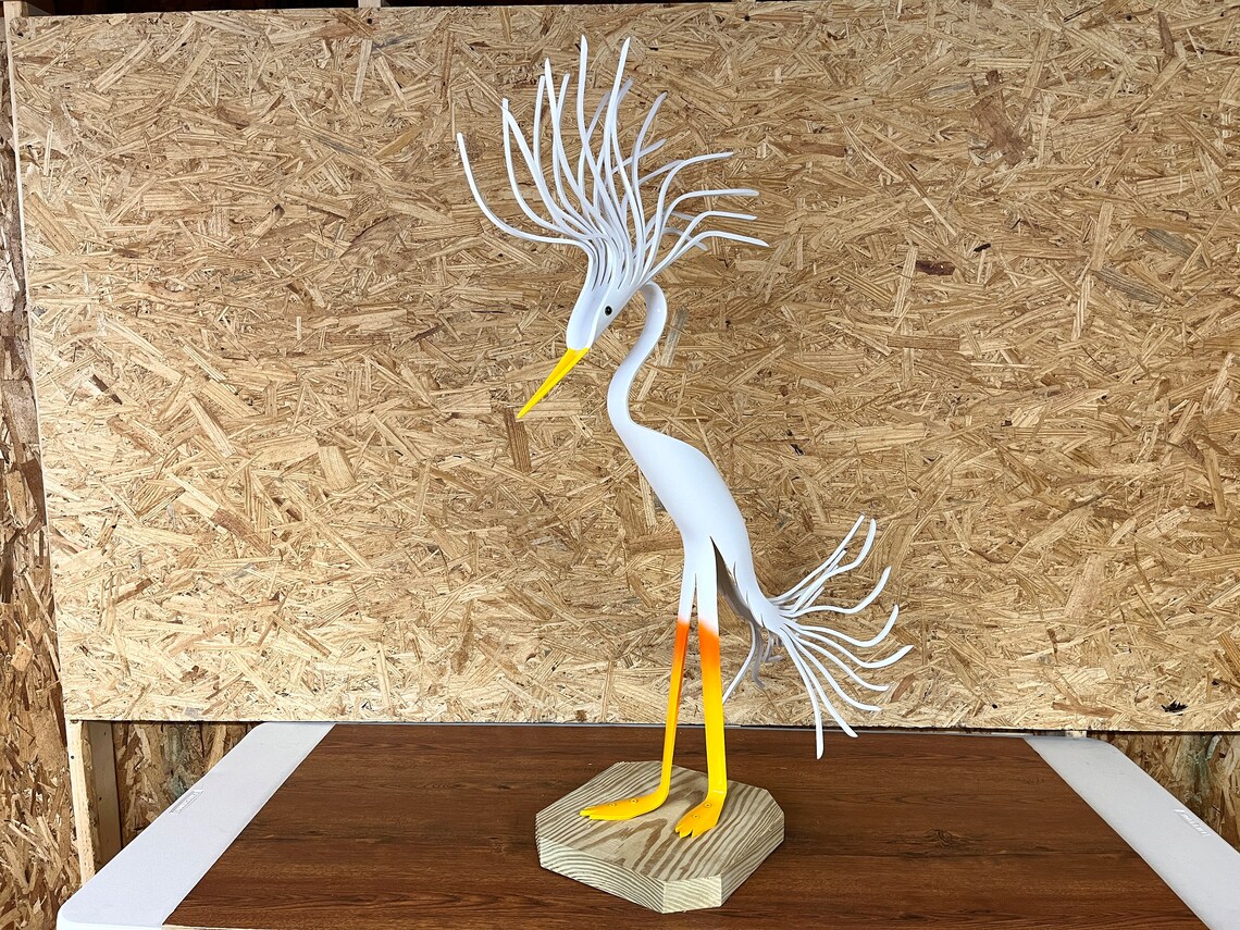 PVC Pipe Wispy Egret Instant Pattern Digital Download - Etsy