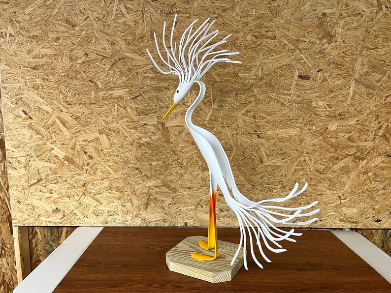 PVC Pipe Wispy Egret Instant Pattern Digital Download - Etsy