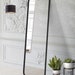 Modern Full Length Mirror 65 X 22 Inch Black Metal Frame. Bathroom ...