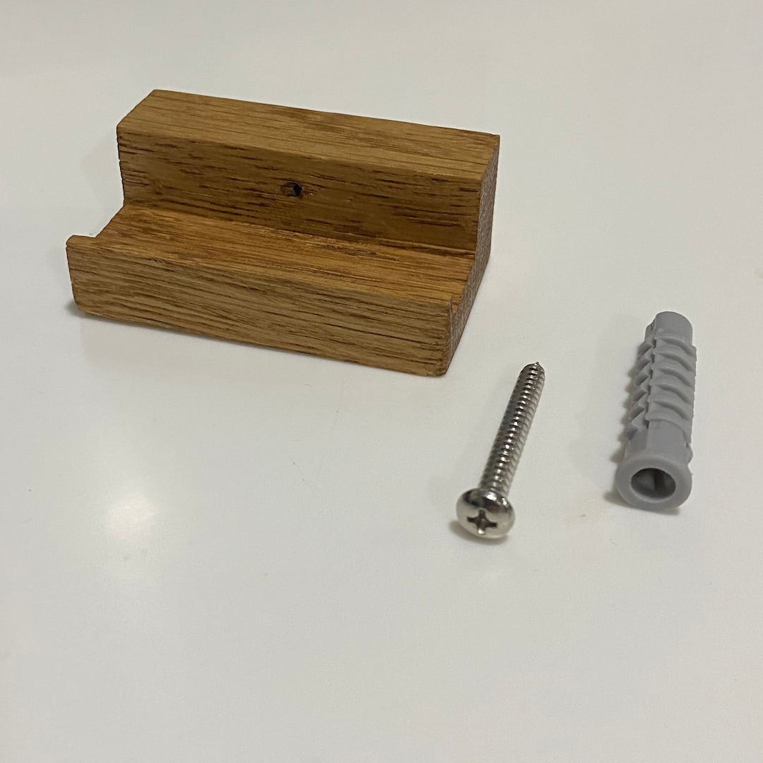 Solid Oak Vinyl Wall Bracket/shelf/display, Handmade for Vinyl Lovers ...