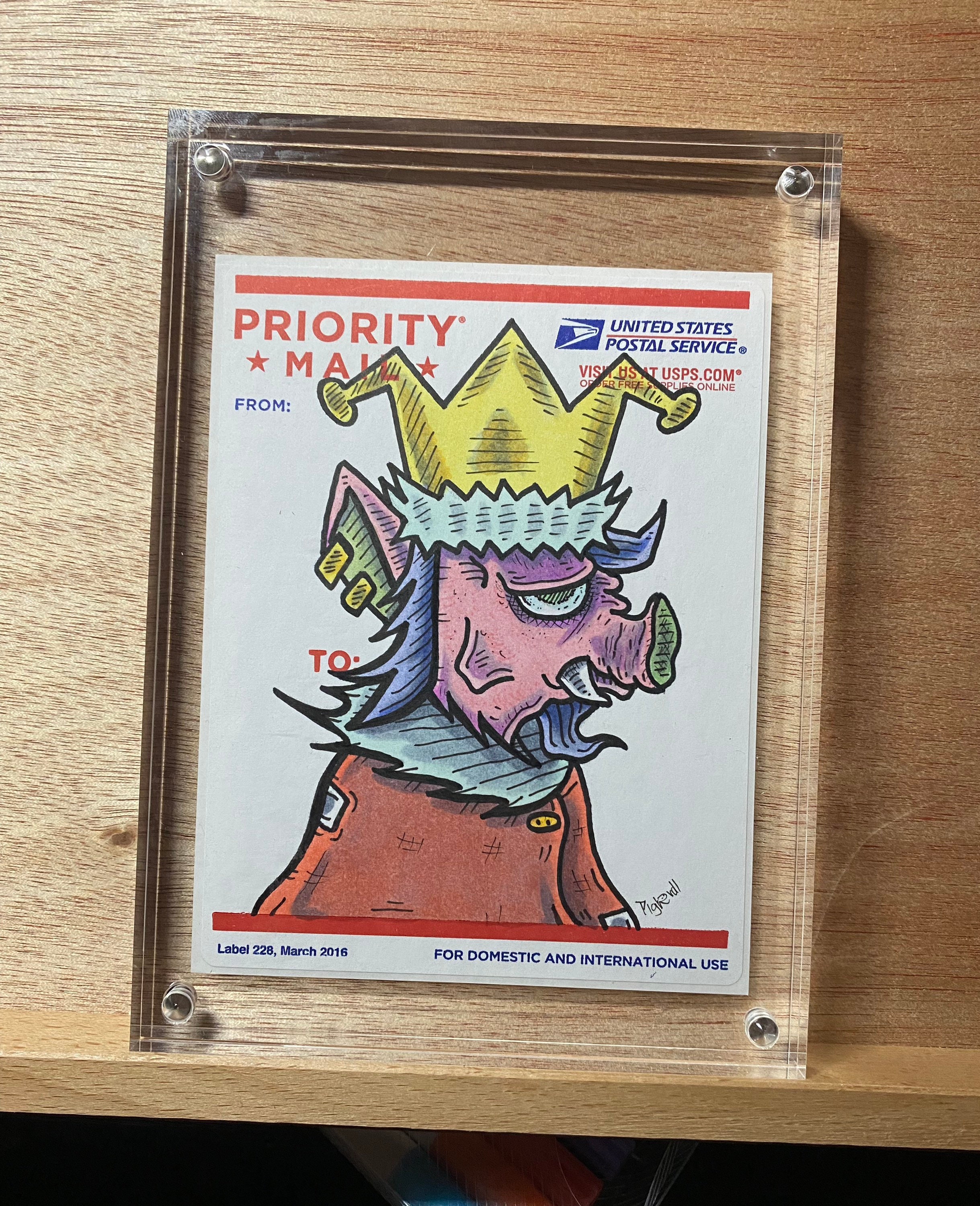 Priority Mail Sticker Art
