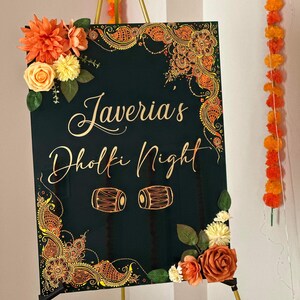 Mehndi Welcome Sign Henna Welcome Sign Dholki Sign Wedding Sign Wedding ...