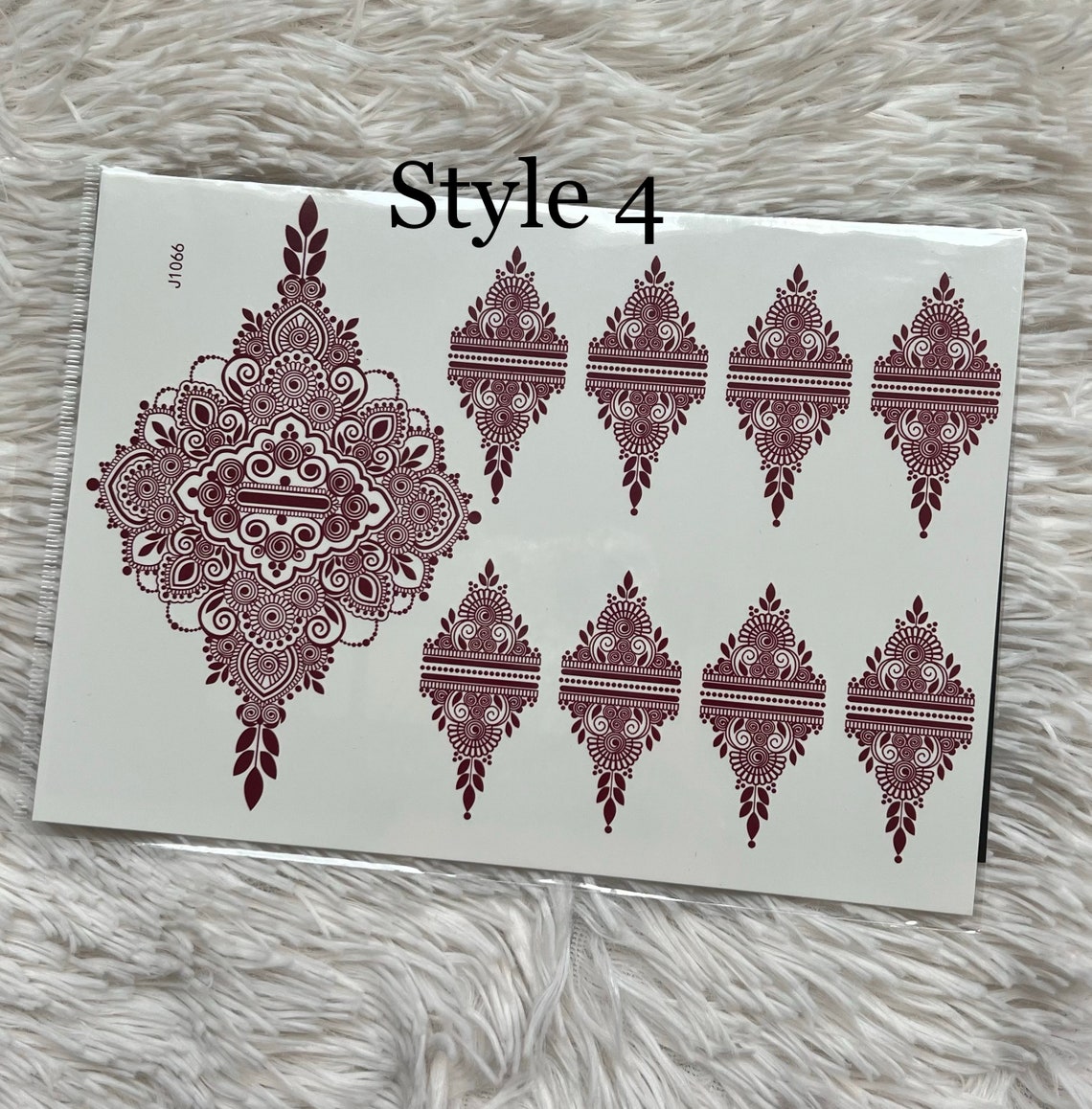 Henna Tattoo, Henna , Instant Henna, Temporary Tattoo, Sticker Tattoo ...