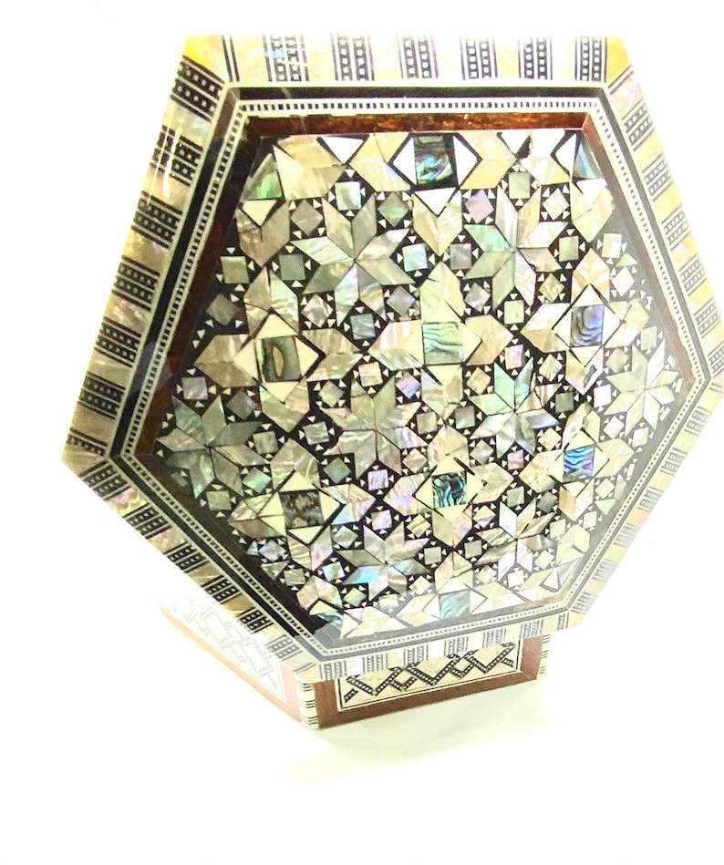 Handmade Decoration Jewelry Box Inlaid With Blue Paua Shell - Etsy