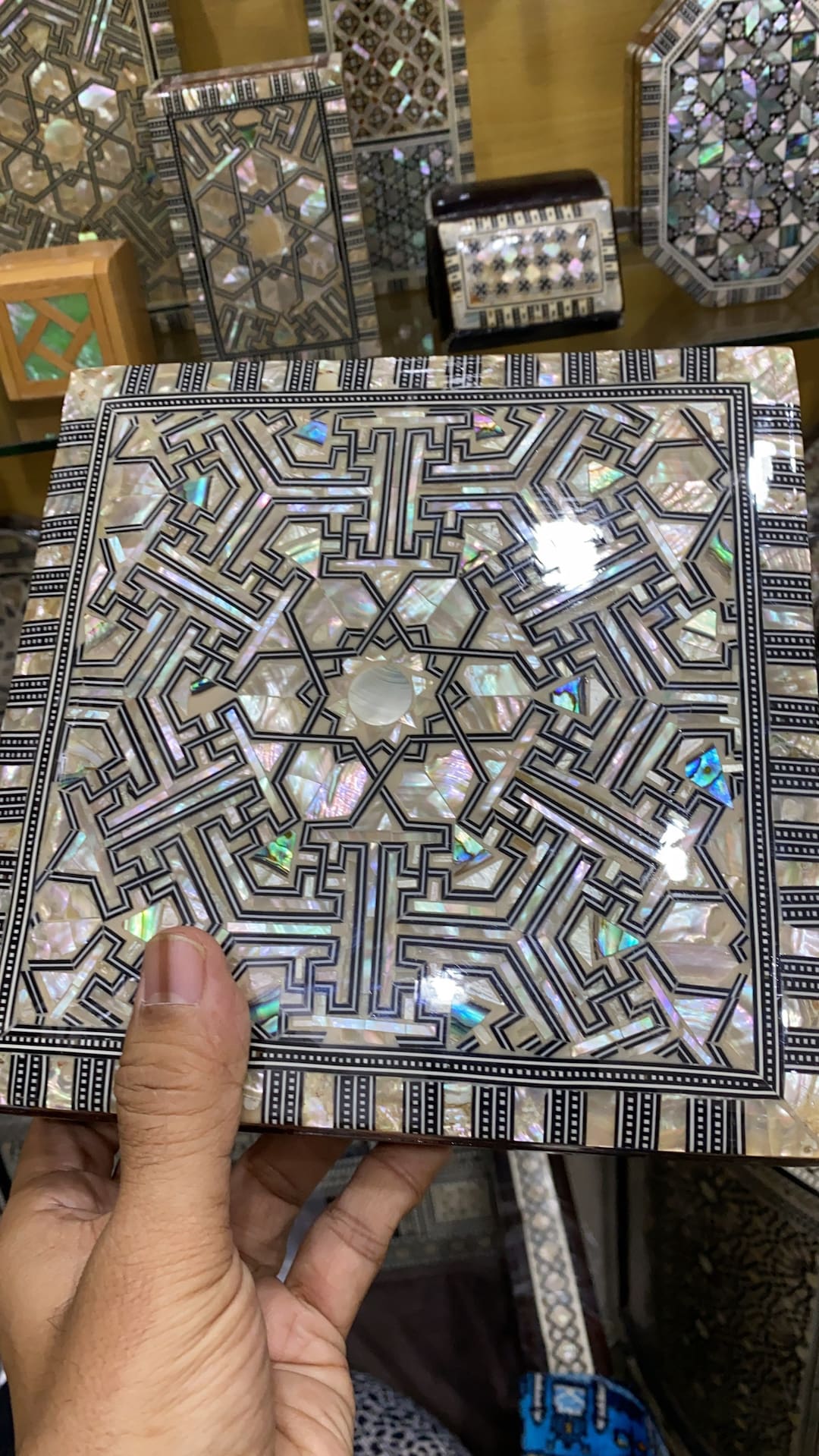 Handmade Egyptian Inlaid Jewelry Box: Paua Shell & Mother of Pearl - Etsy