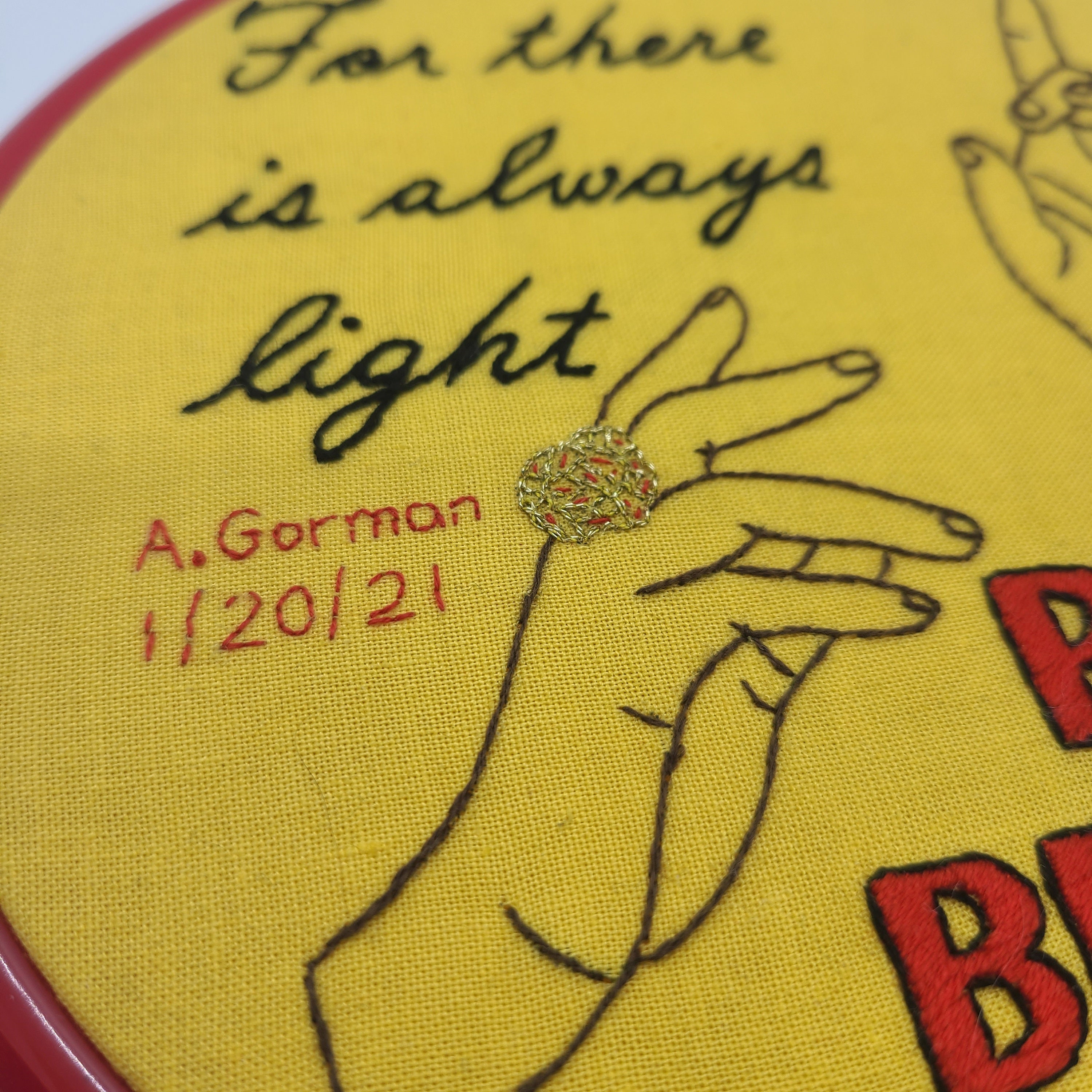 Be Brave Embroidery Pattern - PDF INSTANT DOWNLOAD - Etsy