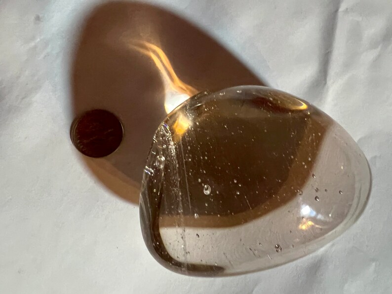 Divine Flame Etherium Gold Bubbly Andara Crystal Palm Stone - Etsy