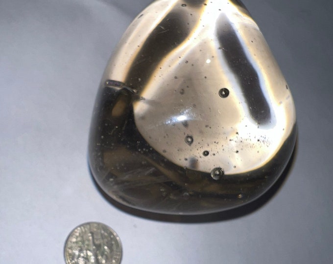 Divine Flame Etherium Gold Bubbly Andara Crystal Palm Stone - Etsy