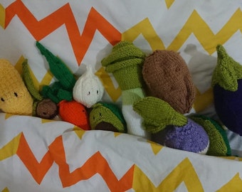 Knitted Vegetables | Etsy UK