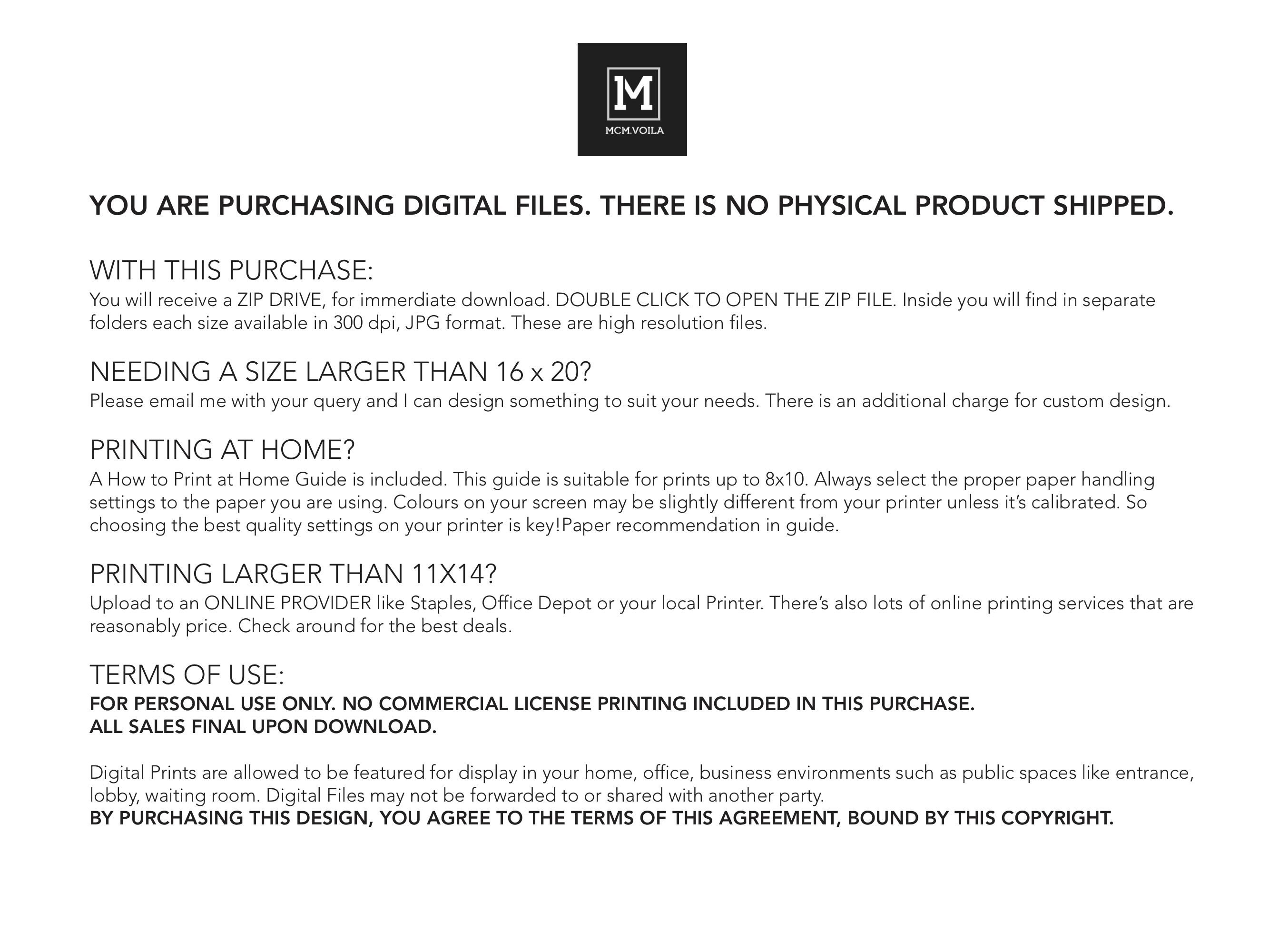 PRINTABLES Digital Download Original Artwork Printable Home - Etsy