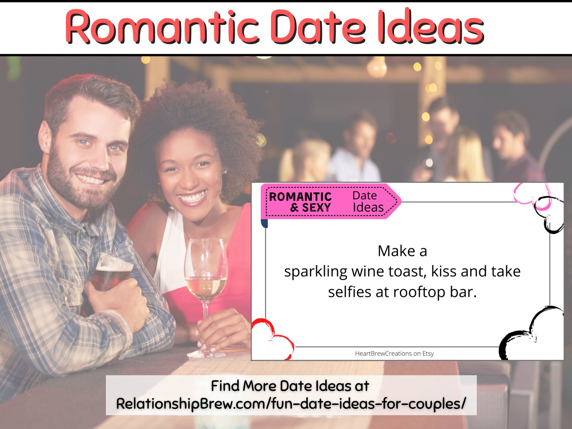 75 Romantic and Sexy Date Ideas for Couples Cards digital Download ...