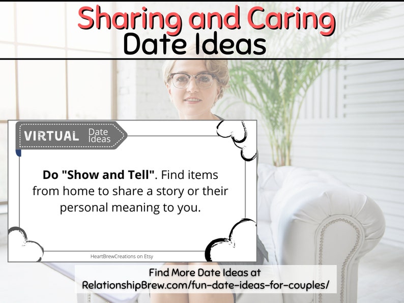 75 Virtual Date Idea Cards for Long-distance Relationships and - Etsy
