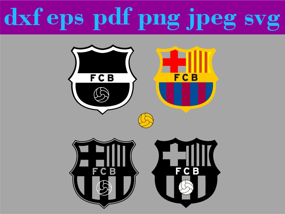 BARCA FC Logo Svg Barcelona fc Svg Barcelona Fußball-Team | Etsy