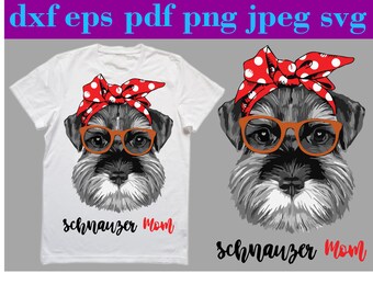 Schnauzer Mom Svg - Etsy