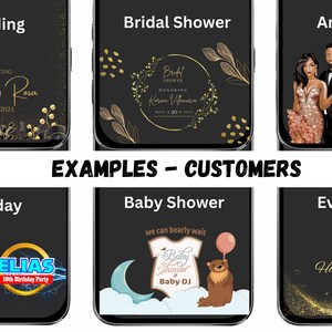 Custom Snapchat Filter for Wedding & Birthday Party, Baby Shower ...