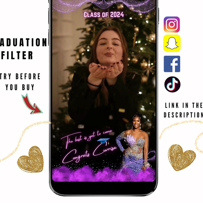 Graduation Geofilter - Etsy