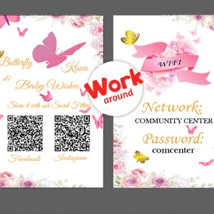 Digital QR Code 4x6 Table Frame Design, Checkout the Snapchat Filter ...