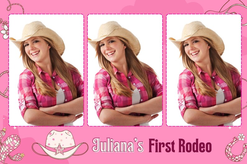 Wild Rodeo Photobooth Template: 360 Spinner Overlay (PNG) - Etsy