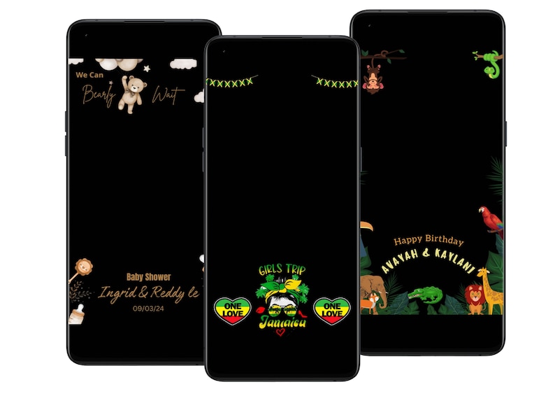 Custom Birthday Snapchat Filter: Personalized Snapchat Lens Birthday ...