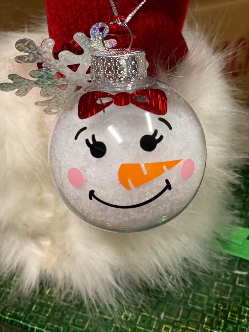 Snowman Ornaments - Etsy