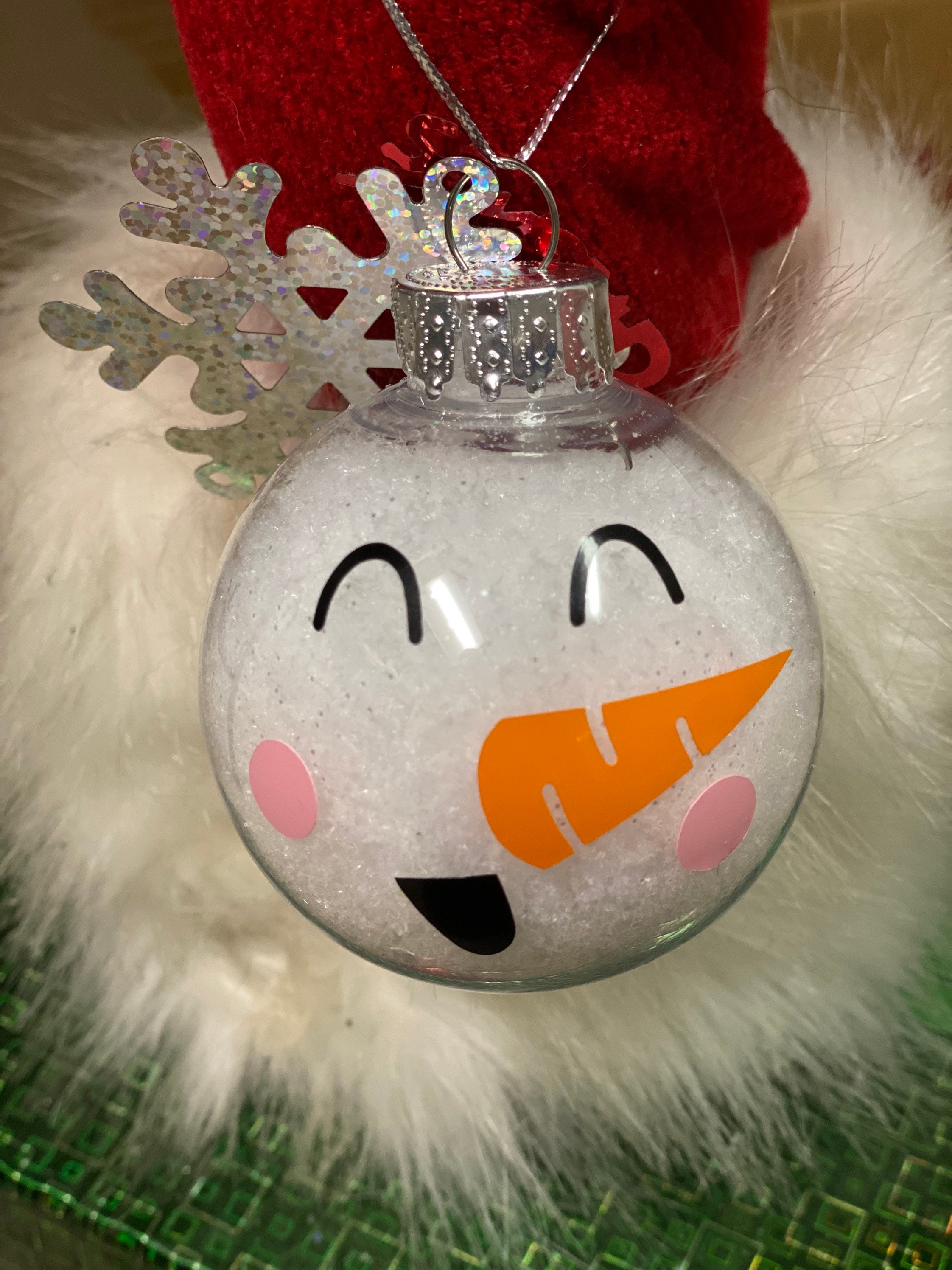 Snowman Ornaments - Etsy