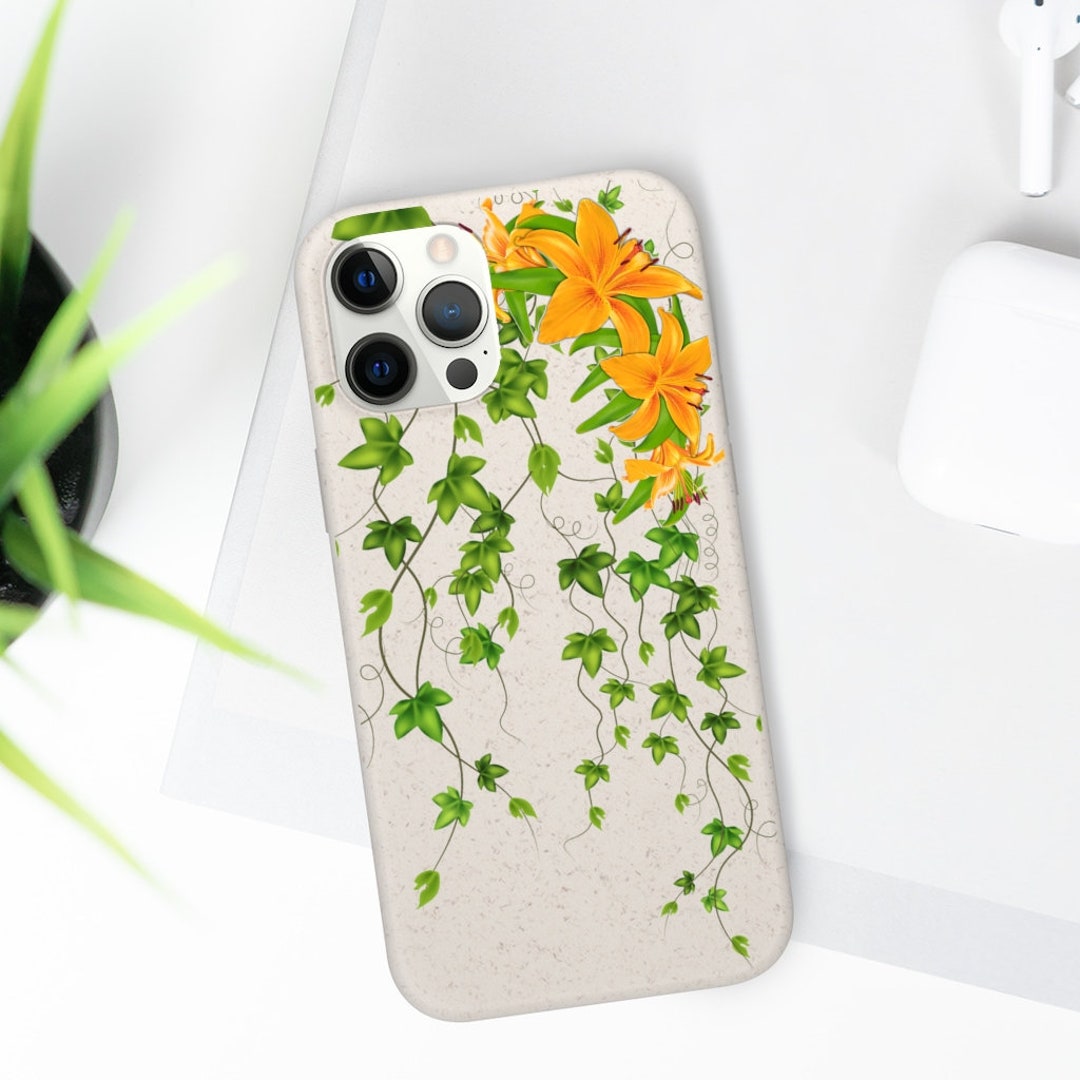 Poison Ivy Biodegradable Case Poison Ivy Phone Case Lillies Phone Case ...