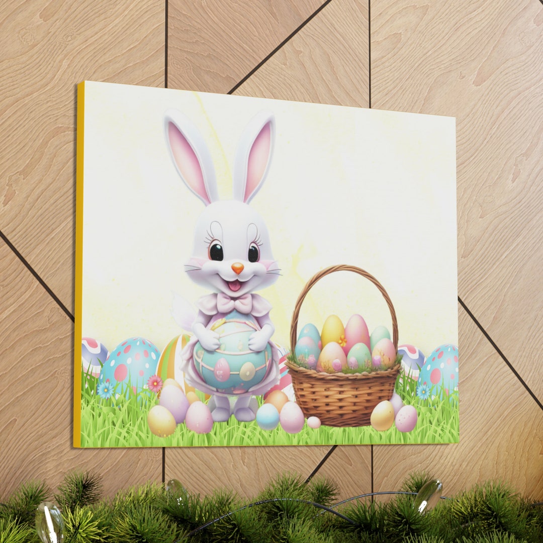 Easter Bunny Decorative Wall Art - Festive Bunny Decorative Wall Art ...