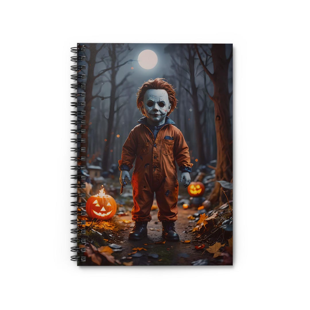Baby Michael Myers Notebook Journal - Halloween Michael Myers Notebook ...