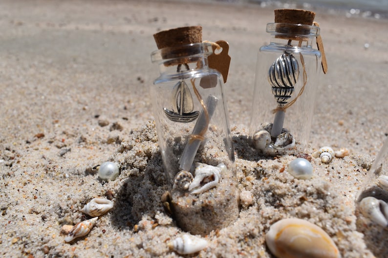 Personalized Message in a Bottle - Nautical Message Bottle - Charmed ...